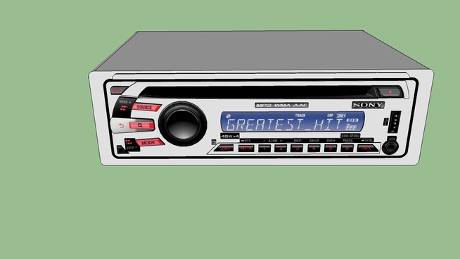 car Radio | 3D Warehouse