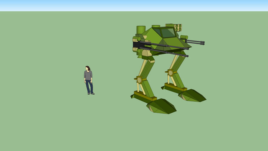 MAU-10 Air-Drop Mech | 3D Warehouse