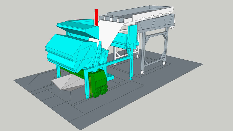 Sortex Machine & Sieve | 3D Warehouse