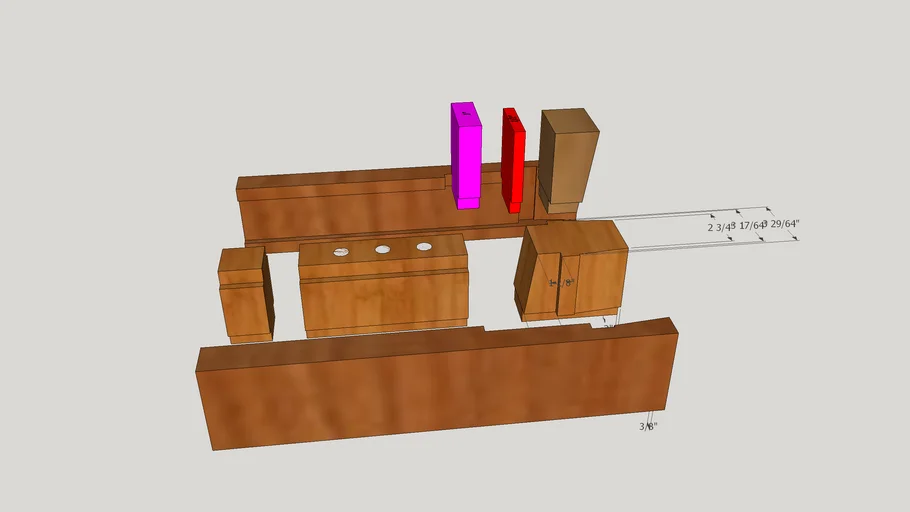 Wagon Vice Exploded | 3D Warehouse