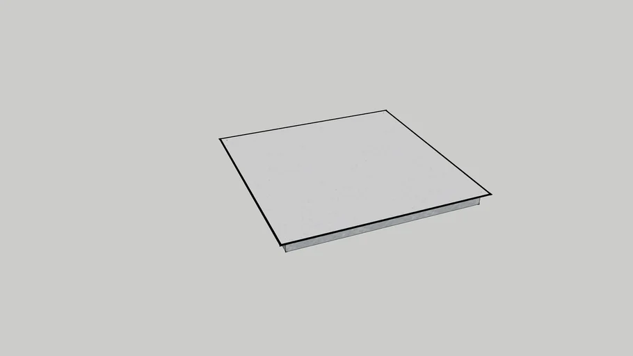 Data Center Floor Tile, 2x2' | 3D Warehouse