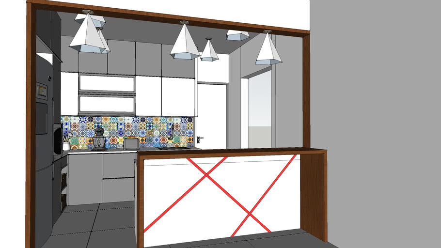 open kitchen | 3D Warehouse