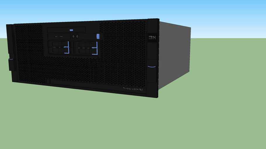IBM System x3850 (M2) rackmount server | 3D Warehouse