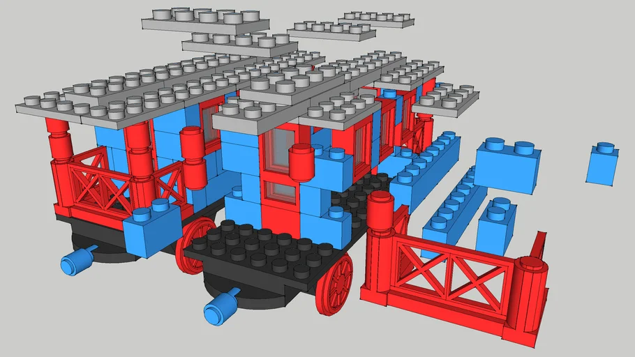 lego train | 3D Warehouse