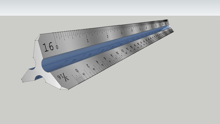 Architectural Scale Ruler | 3D Warehouse