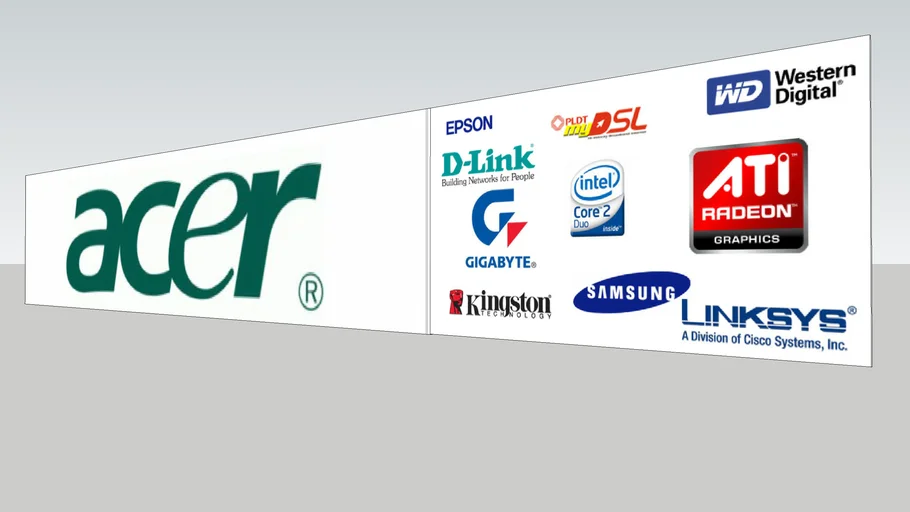 acer - Signboard | 3D Warehouse
