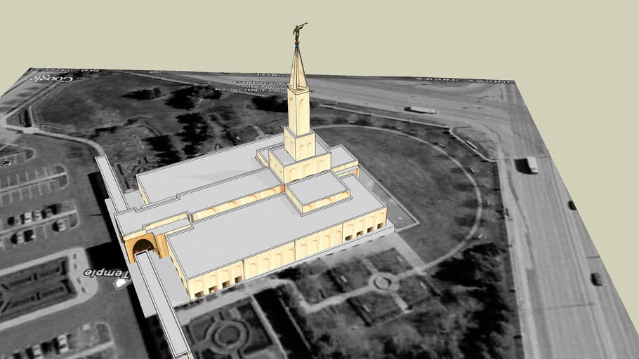 LDS. Templo Mormon,Toronto Ontario 44th.operating Temple | 3D Warehouse