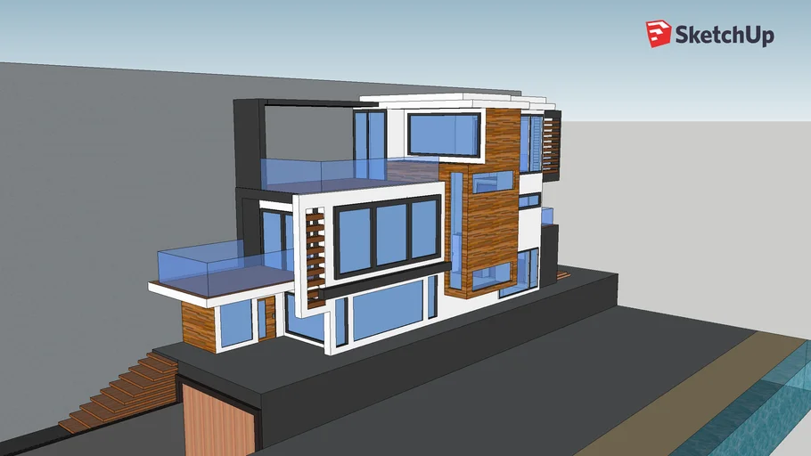 Beach Side Cliff Apartment.skp | 3D Warehouse