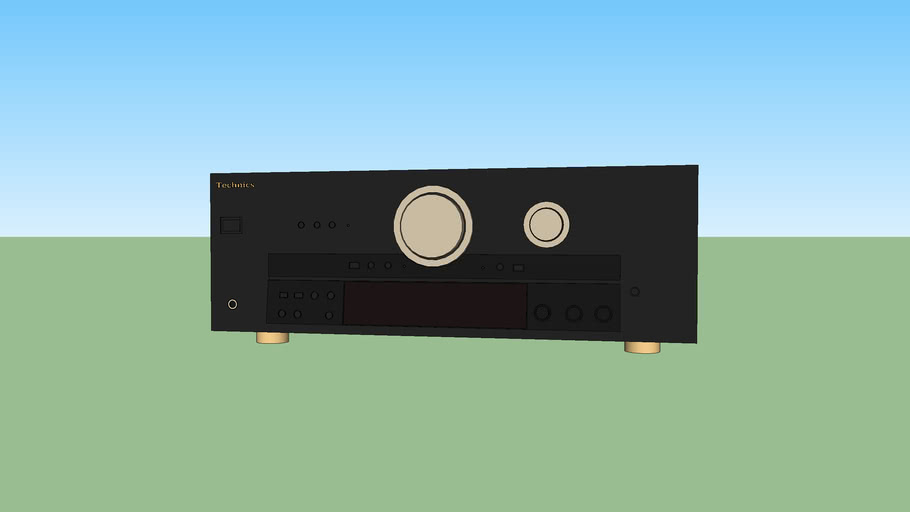 Technics AV stereo receiver (model. SA-DA8) | 3D Warehouse