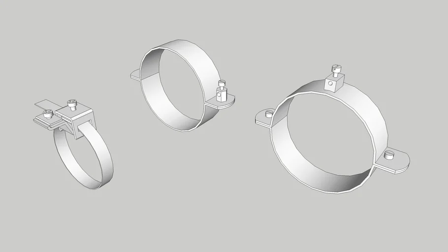 Pipe Earthing Clamp | 3D Warehouse