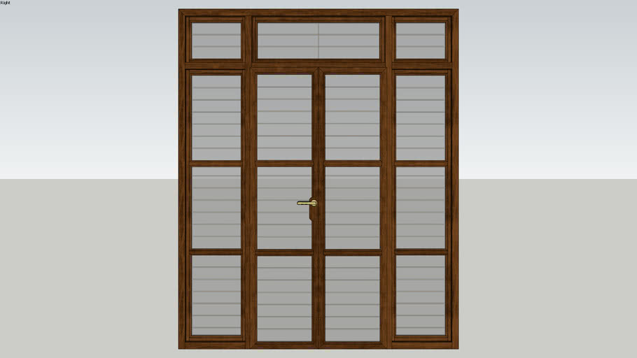 Double Hinge Door Dynamic OC090922B | 3D Warehouse