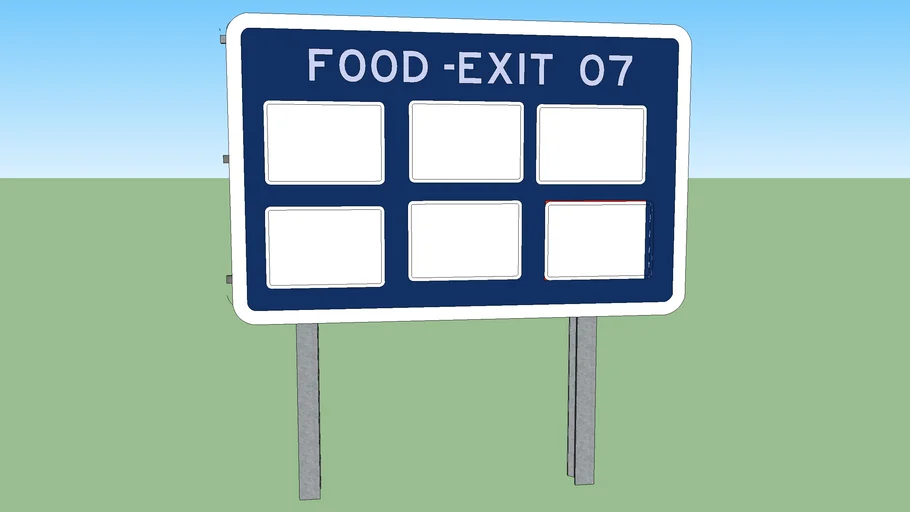 Food Sign | 3D Warehouse