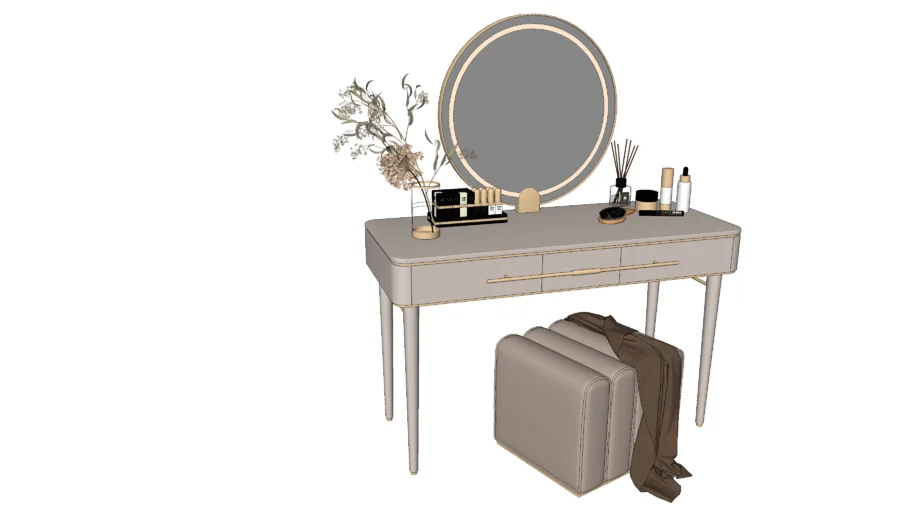 Makeup Table | 3D Warehouse