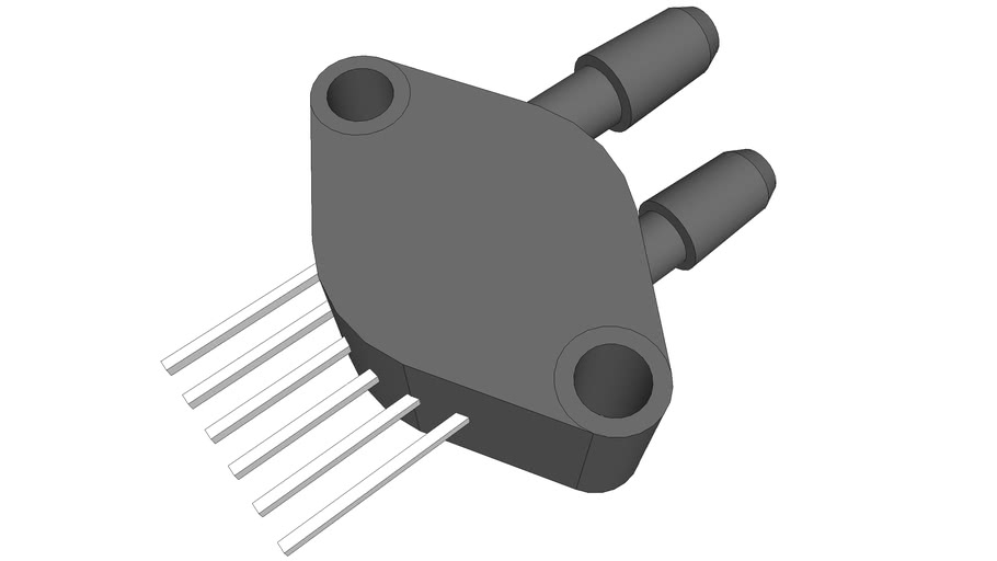 MPX5010 Pressure sensor | 3D Warehouse