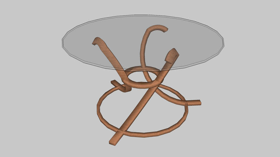 Glass table | 3D Warehouse