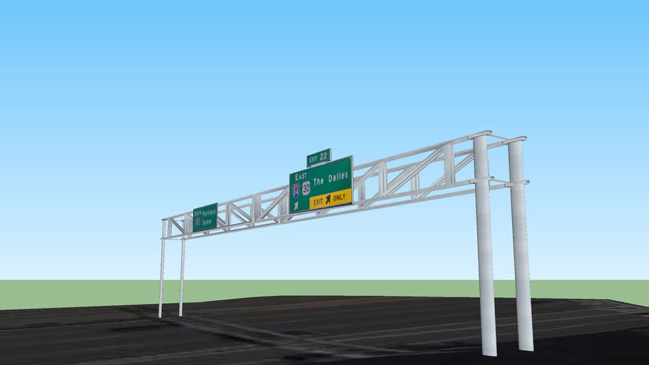 expressway sign | 3D Warehouse