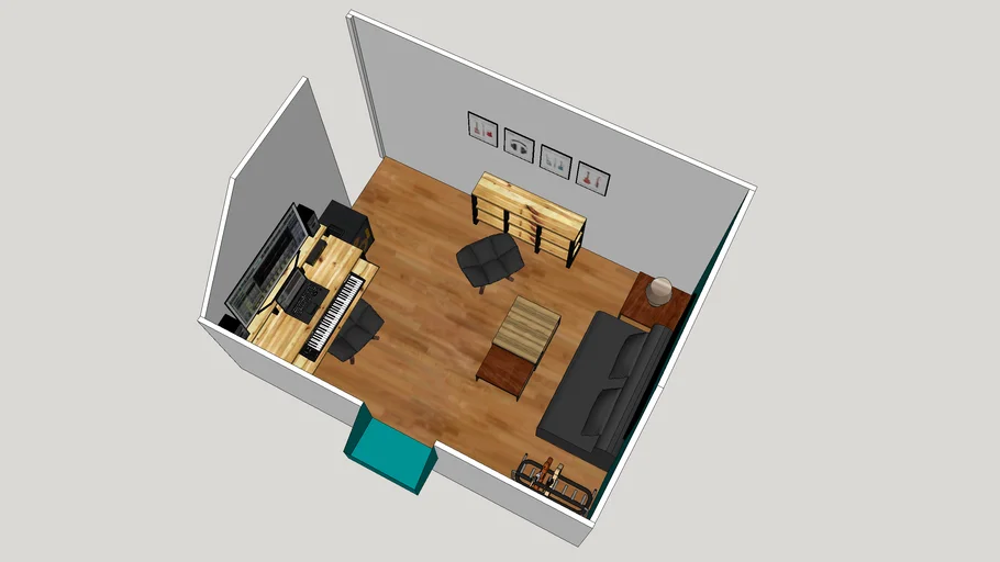 Salon de musique (musicroom) | 3D Warehouse