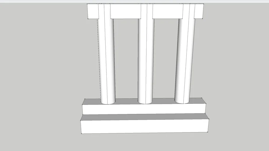 Colonnes de temple | 3D Warehouse