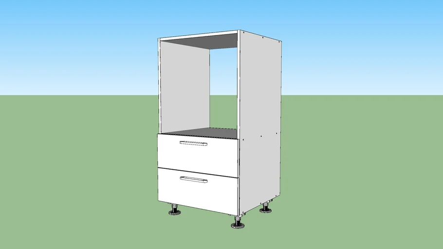 Meister Design Kitchen Pantry Cabinet – D_PXAO2S | 3D Warehouse