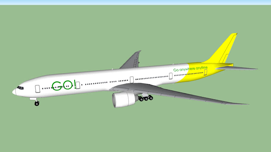 GO! Airways (2014 F]) - Boeing 777-3GO/ER | 3D Warehouse