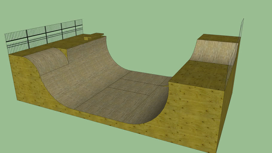 halfpipe with attachments | 3D Warehouse