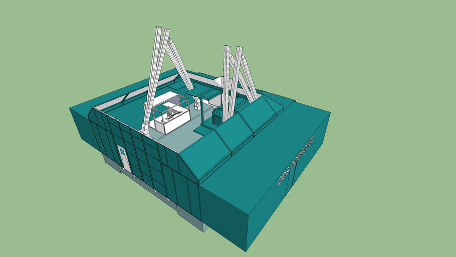 Rig Floor layout w/ windwalls | 3D Warehouse
