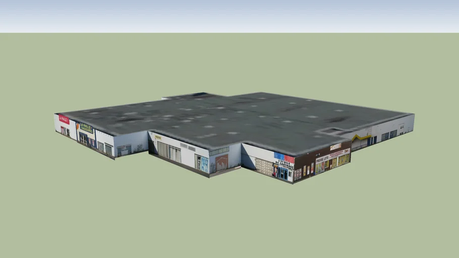 Centre commercial 'Le Pilon' | 3D Warehouse