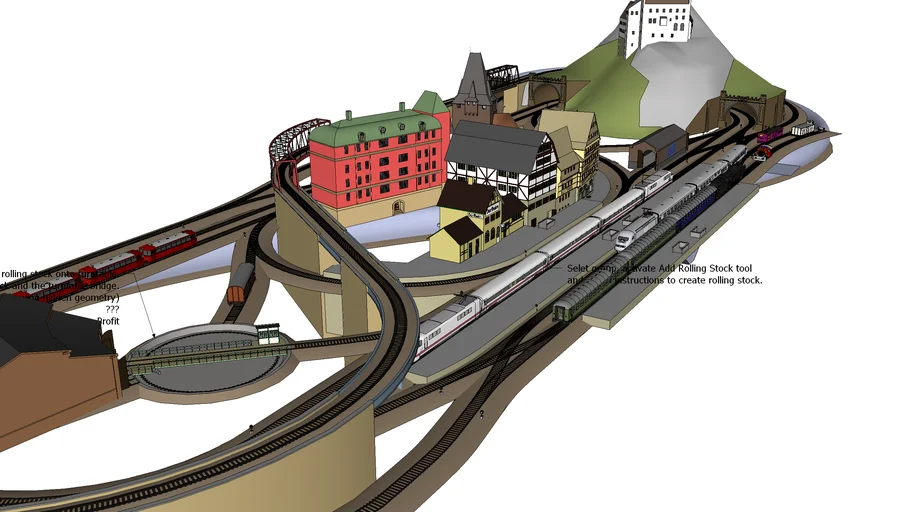 Eneroth Railroad System 0.1.14 Demo | 3D Warehouse