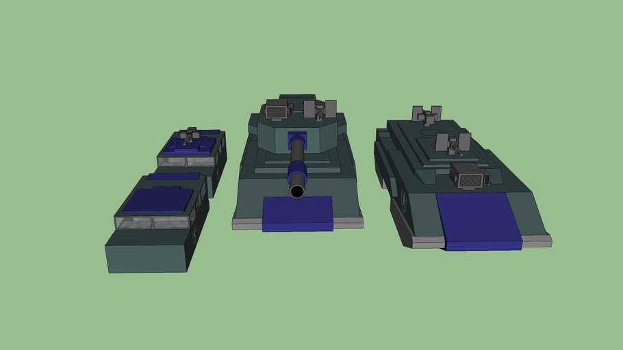 TUAF ground vehicle battle pack | 3D Warehouse