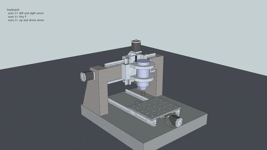 Conception d'une fraiseuse cnc | 3D Warehouse