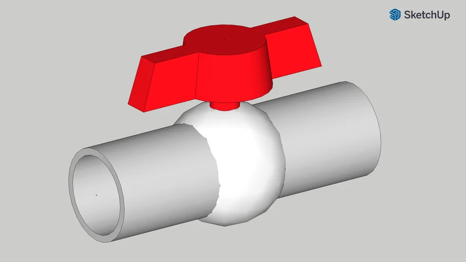 PVC Valve 1 inch | 3D Warehouse