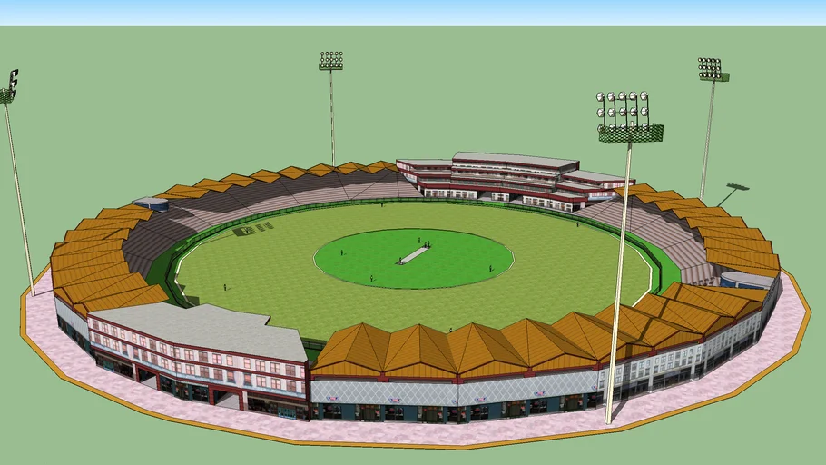 new cricket stadium in pakistan | 3D Warehouse