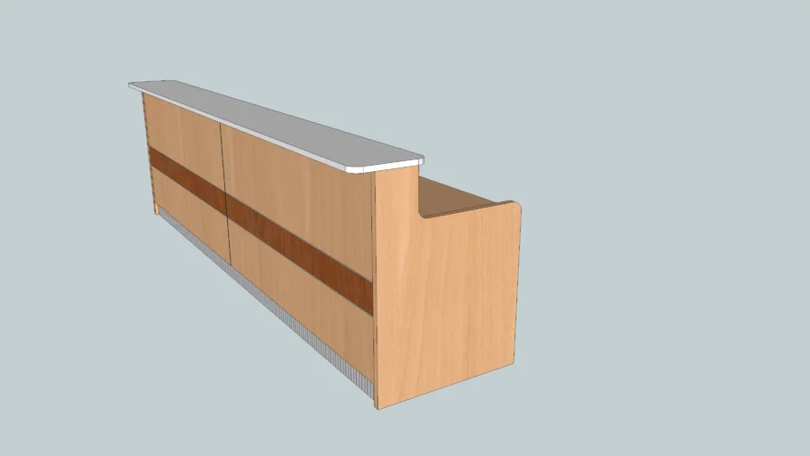 Reception Counter | 3D Warehouse
