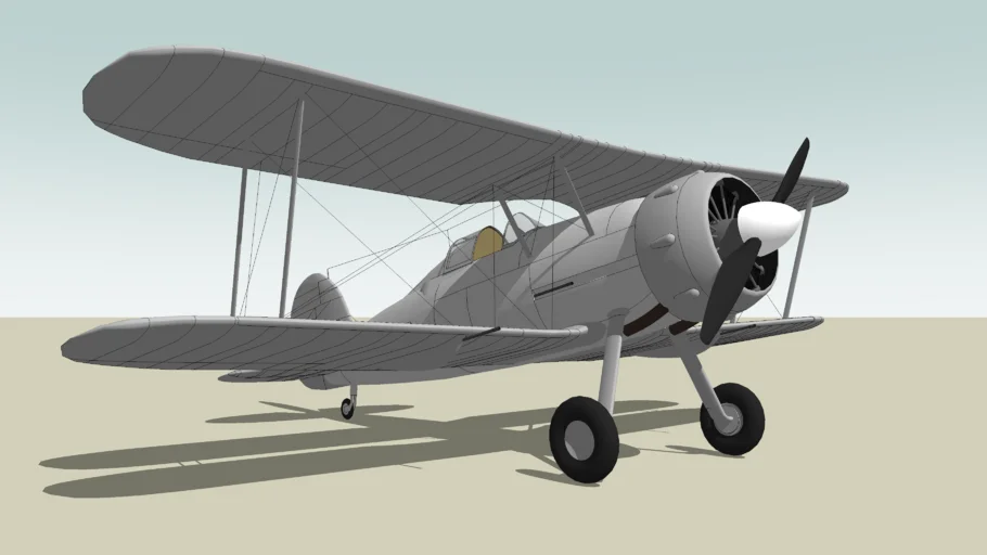 Gloster Gladiator Mk.II (blank) | 3D Warehouse