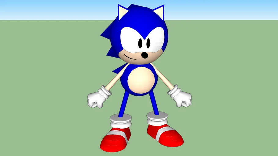 Sonic model | 3D Warehouse