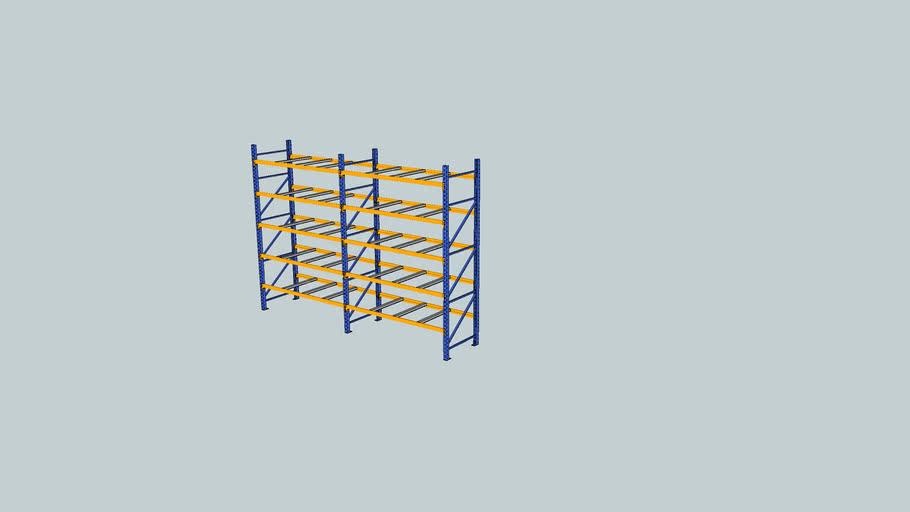 rack de pallet | 3D Warehouse