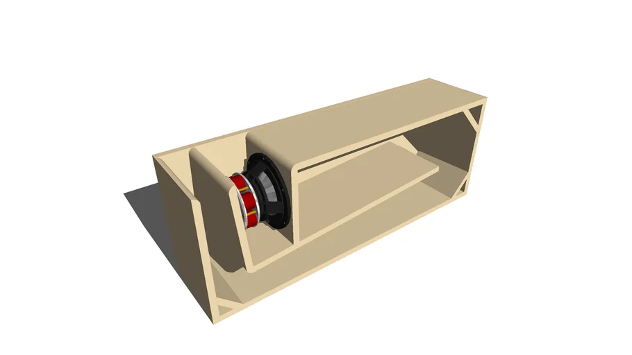 Focal 21WX Subwoofer - Inverted Transmission Line | 3D Warehouse