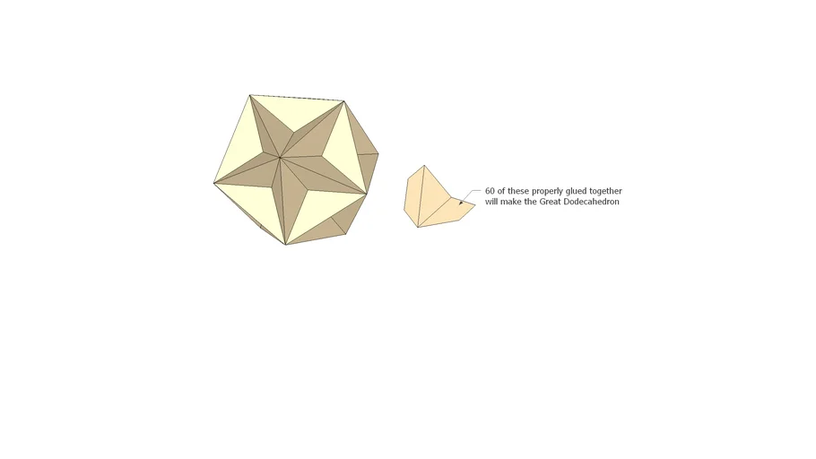 Great Dodecahedron | 3D Warehouse