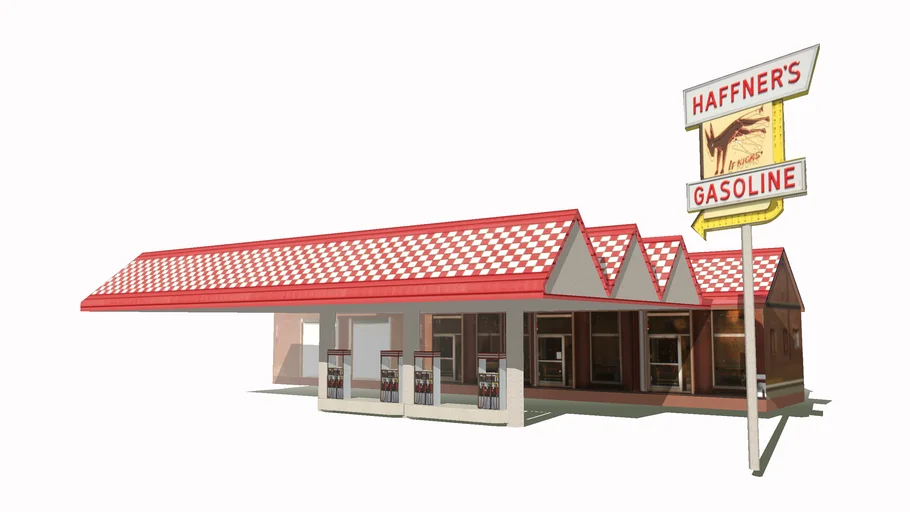 Haffner's Gas Station | 3D Warehouse