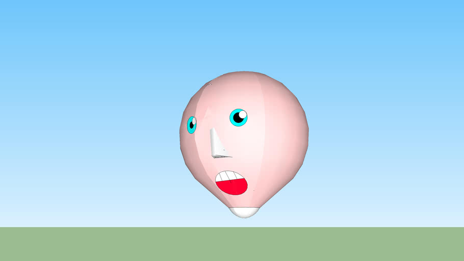 basic shocked face | 3D Warehouse