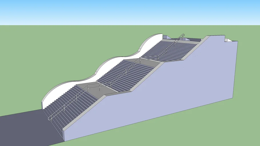 Snowboard stair set | 3D Warehouse