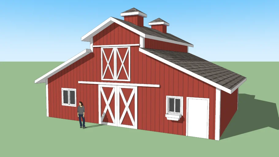Barns In Sketchup