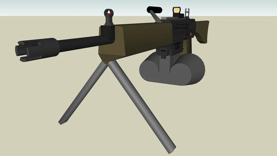 SPMG Special Purpose Machine Gun | 3D Warehouse
