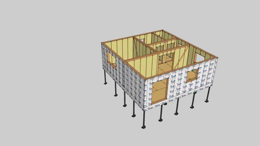 Frame house | 3D Warehouse