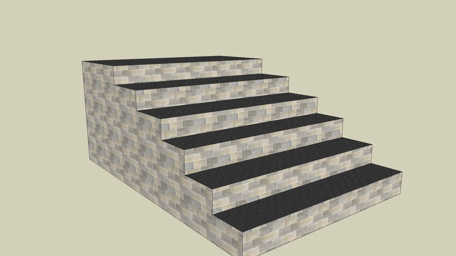Stone stairs | 3D Warehouse