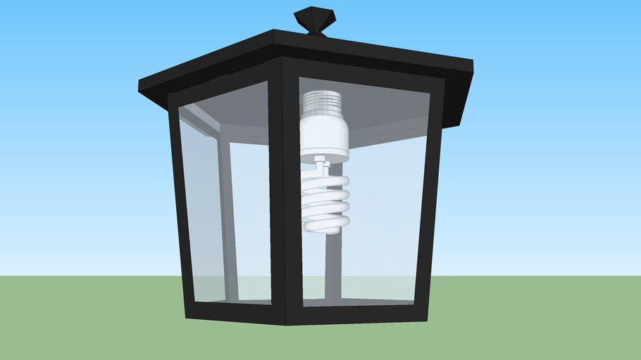 Outdoor lamppost | 3D Warehouse