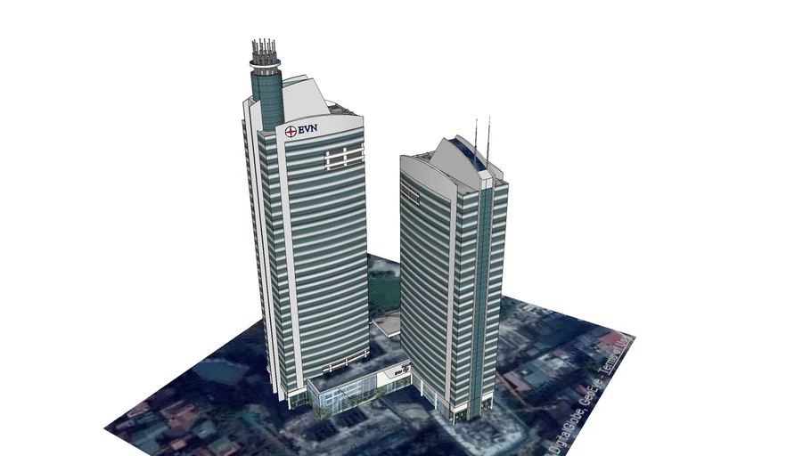 EVN Twin Tower | 3D Warehouse