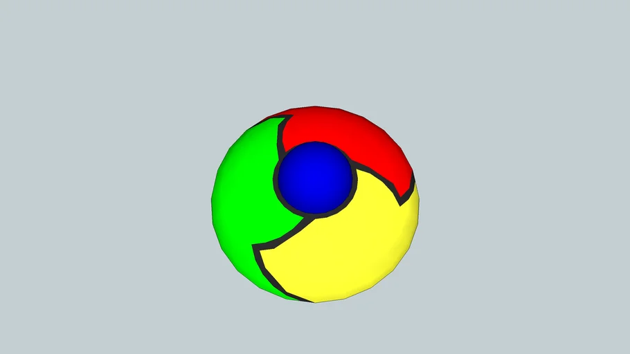Google Chrome Logo | 3D Warehouse
