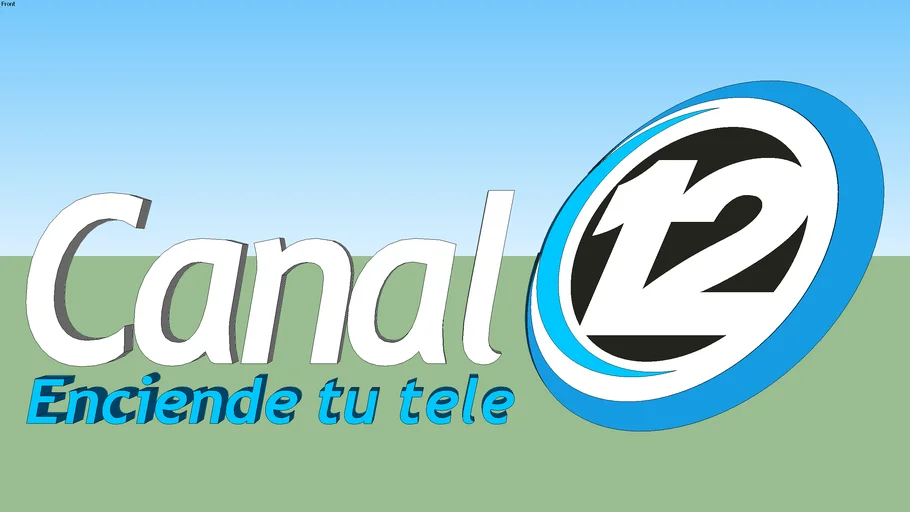 Canal 12 SV logo (2008-2018) | 3D Warehouse