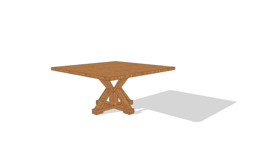 Eettafel Java Square | 3D Warehouse